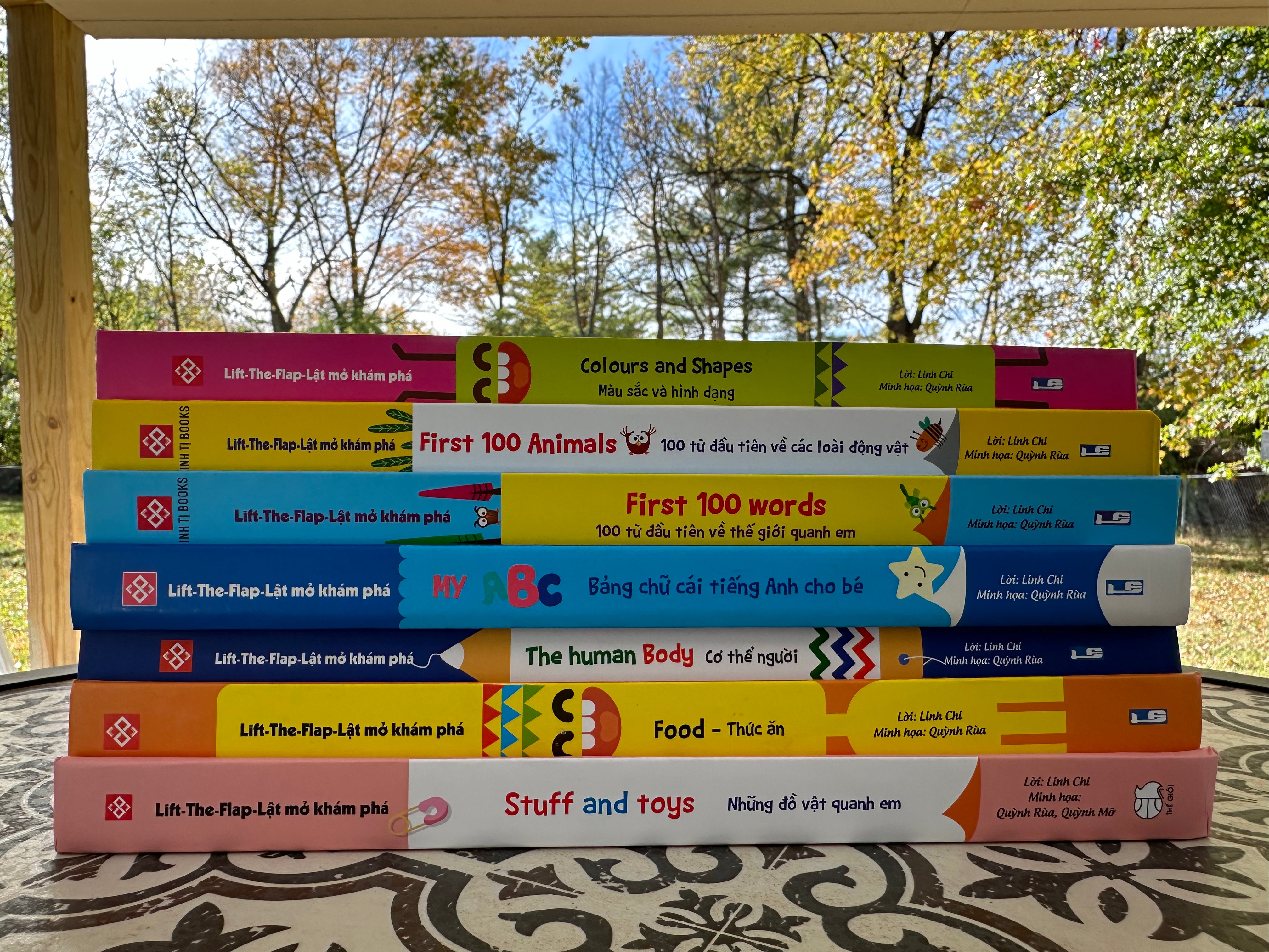 Lift-The-Flap Bilingual Vietnamese BoardBooks for Children (First word ...
